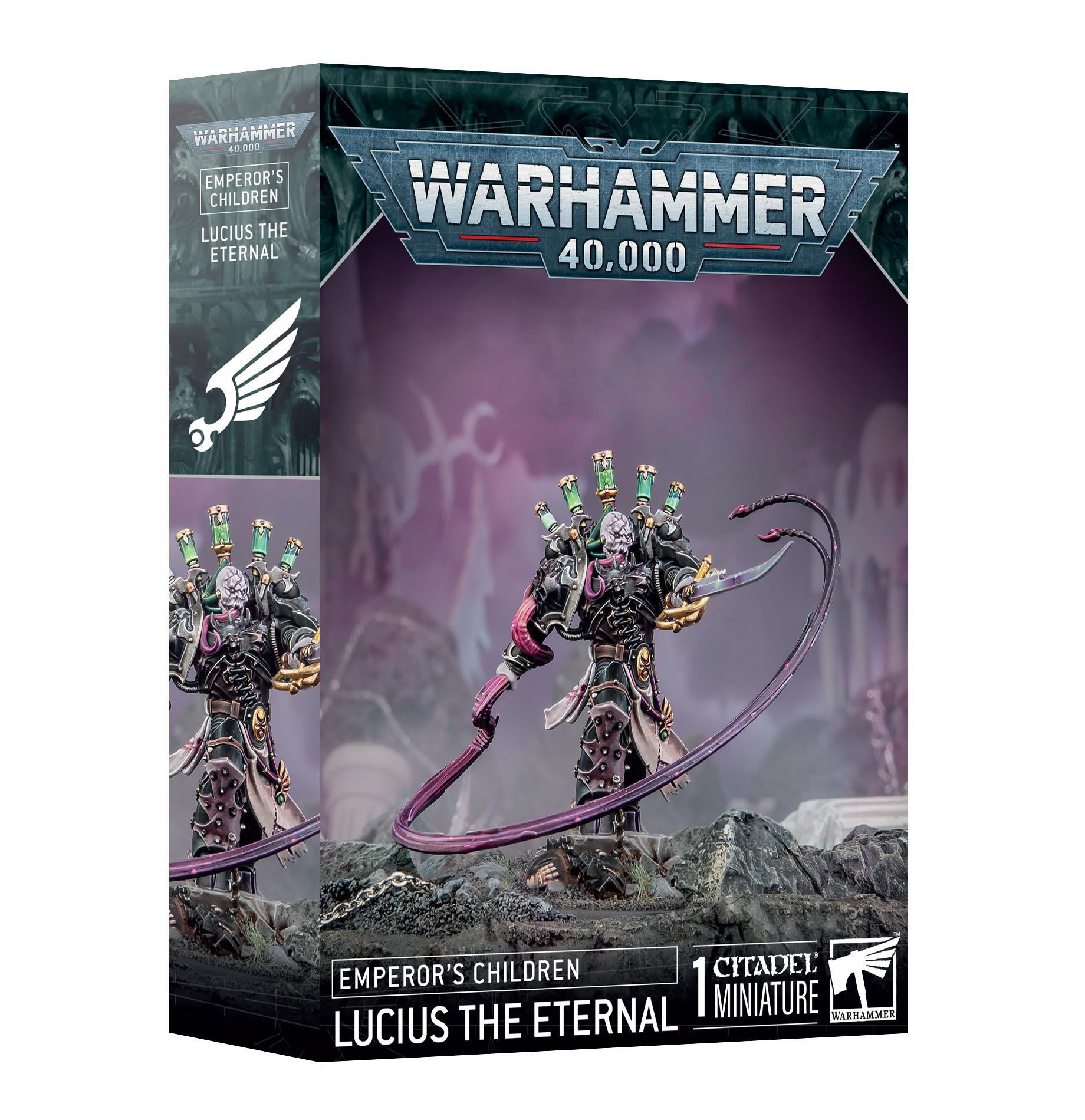 Warhammer 40k: Emperor's Children - Lucius the Eternal (PREORDER ...